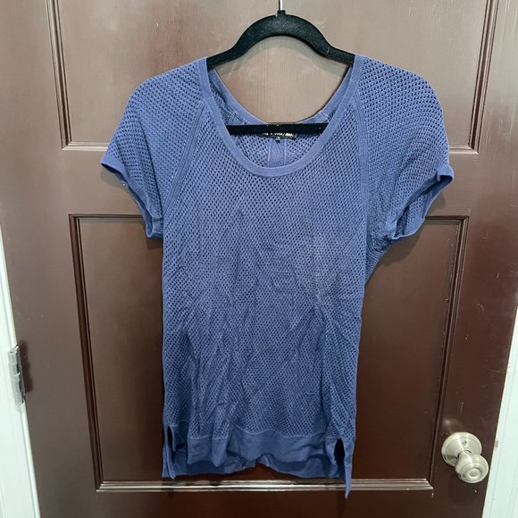 rag & bone | Tops | Rag And Bone Blue Knit Top | Poshmark